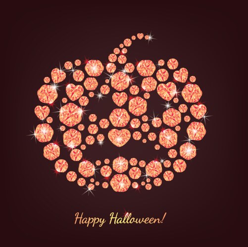 Halloween pumpkin set Royalty Free Vector Image