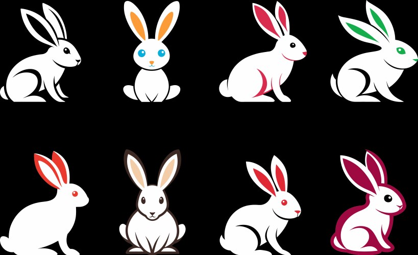 Rabbit Outline Vector Images (over 23,000)