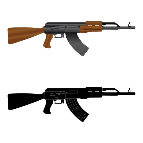 Ak 47 Vector Images (over 1,200)