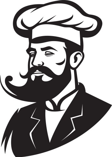 Creative chef art collectionexpressive Royalty Free Vector