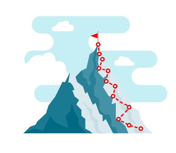 Cartoon Mountain Climbing Vector Images (over 7,500)