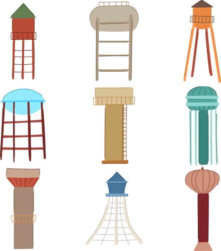 Water Tower Vector Images (over 26,000)