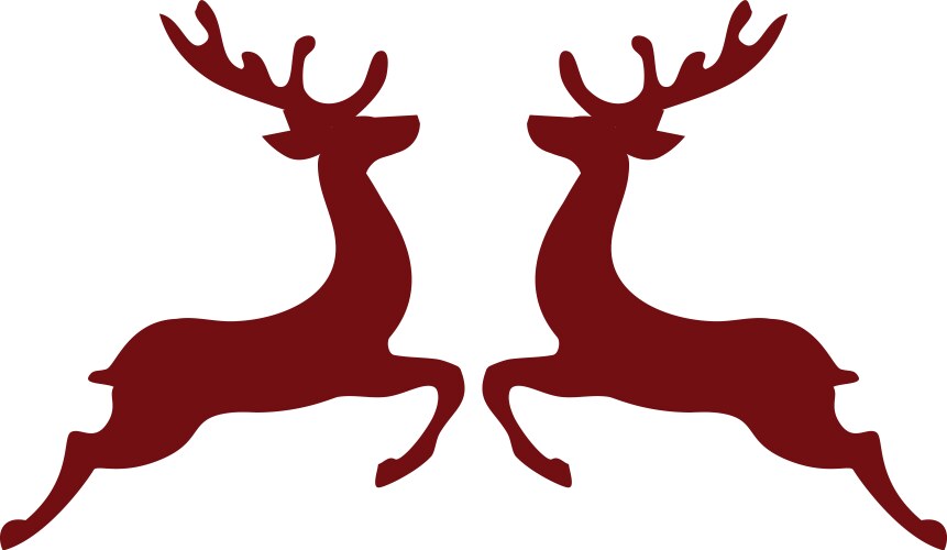 Christmas Reindeer Clipart Vector Images (over 2,300)