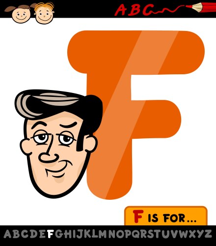 Letter F Cartoon Vector Images (over 1,400)