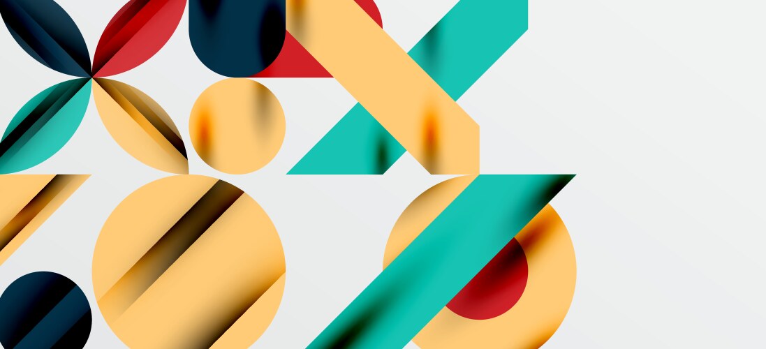 Geometric neo patterns abstract background Vector Image