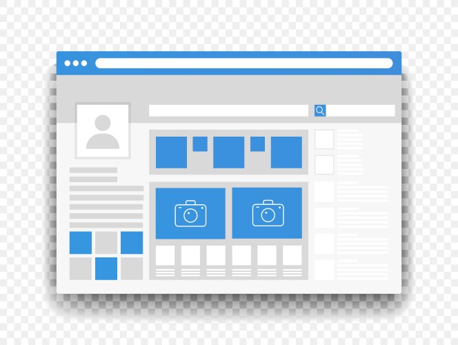 Facebook Interface Vector Images (over 2,300)