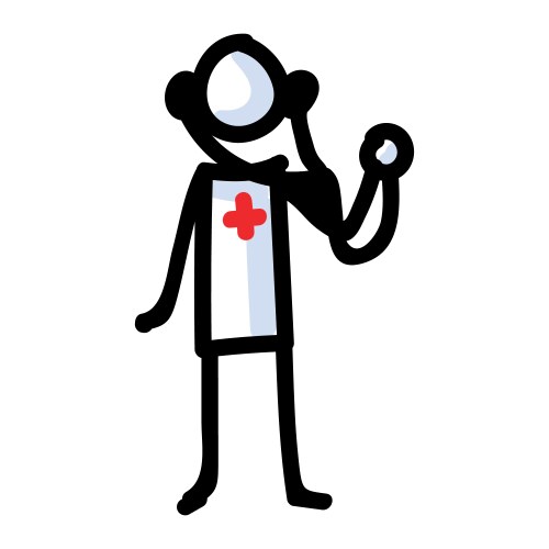 Stickman Doctor Vector Images (over 140)