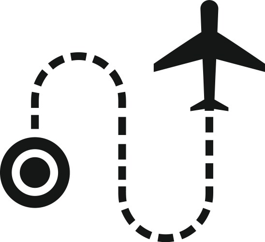 Dotted Airplane Path Vector Images (over 1,500)