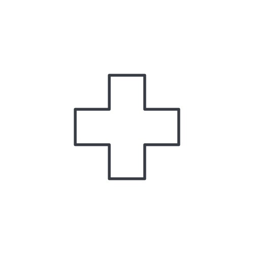 First Aid Symbol Outline