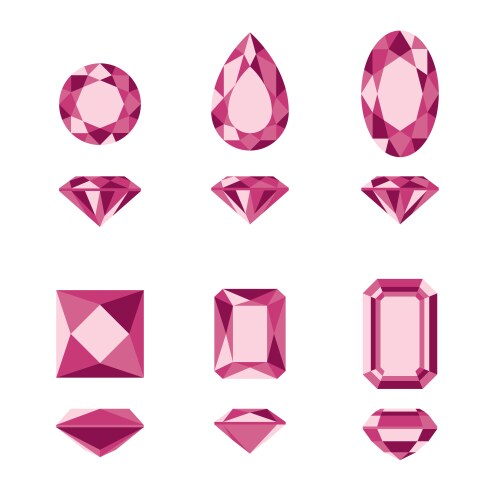 Nail shapes Royalty Free Vector Image - VectorStock