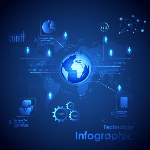 Information Technology Infographic Vector Images (over 120,000)