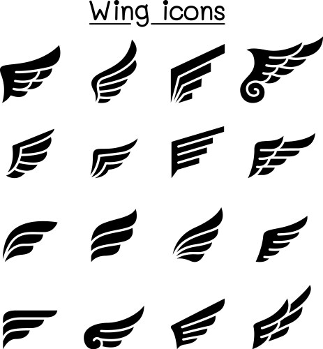 Wings Minimal Logo Vector Images (over 8,600)