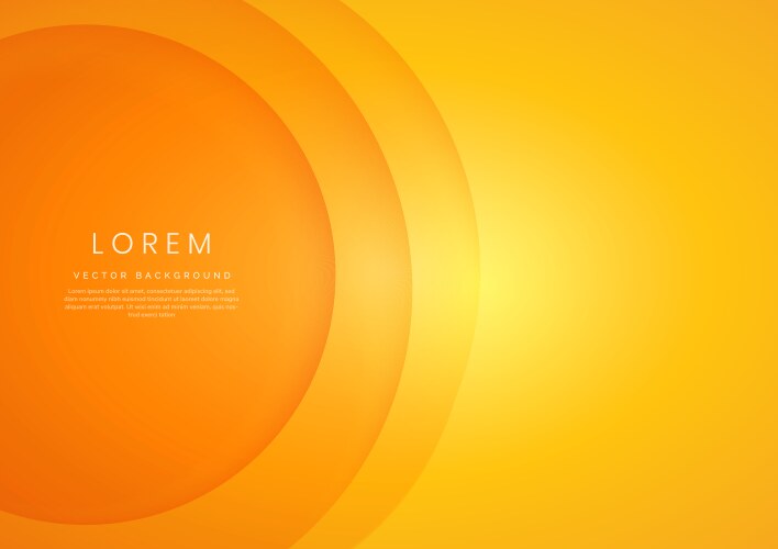 Gradient circles with shadows techno Royalty Free Vector