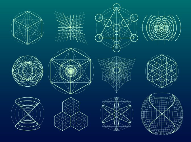 Sacred geometry 0039 Royalty Free Vector Image
