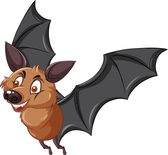 Bat cartoon Royalty Free Vector Image - VectorStock