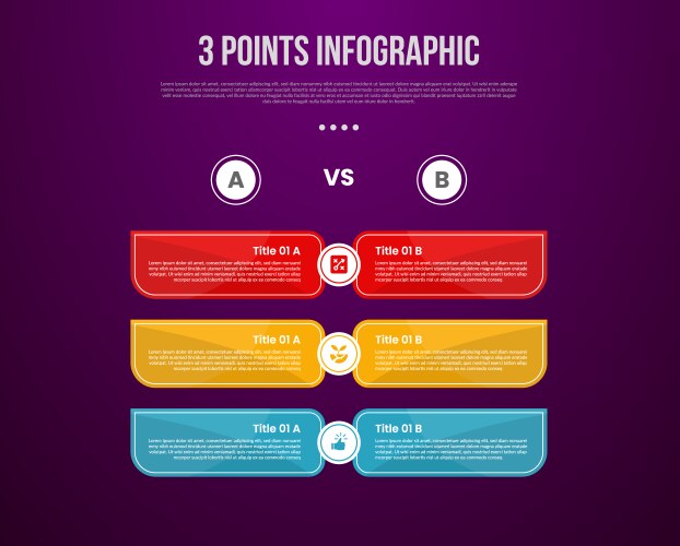 3 Point Infographic Vector Images (over 3,800)