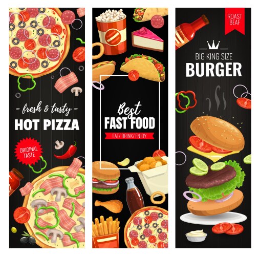Pizza Burger Vector Images (over 20,000)