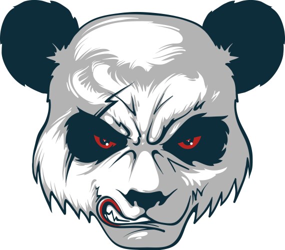 Angry Panda Cartoon