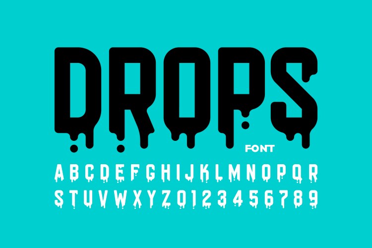 Water Drop Font White Drops PNG Transparent Images Free Download