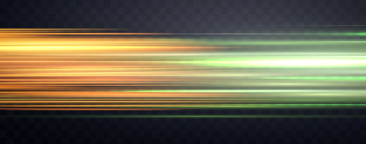 Speed rays velocity light neon flow zoom Vector Image