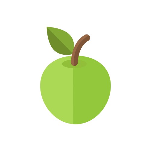 Green apple icon Royalty Free Vector Image - VectorStock
