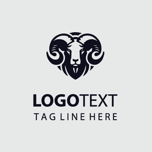 Ram logo Royalty Free Vector Image - VectorStock