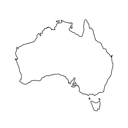 Simple Australia Map Vector Images (over 4,600)