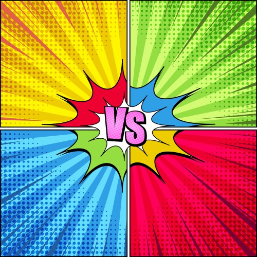 Comic book pages collection Royalty Free Vector Image