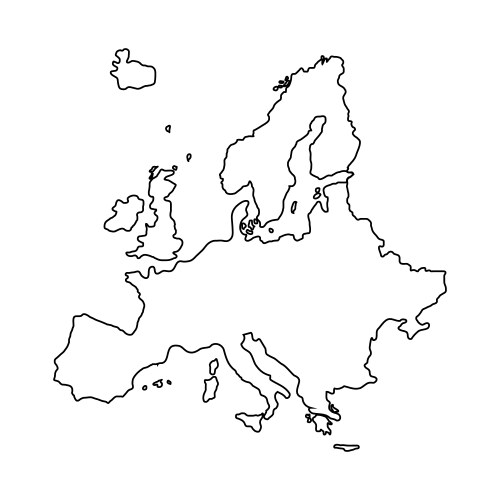 Europe Map Draw Vector Images (over 18,000)
