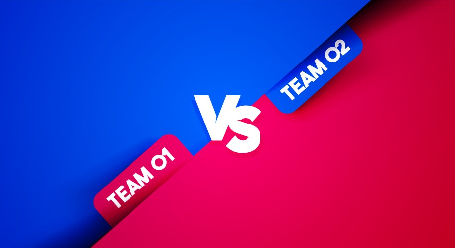 Versus screen vs fight background for battle Vector Image