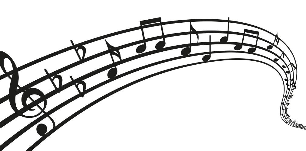 Musical notes sketch collection doodle note music Vector Image