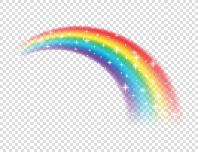Colorful rainbow set Royalty Free Vector Image