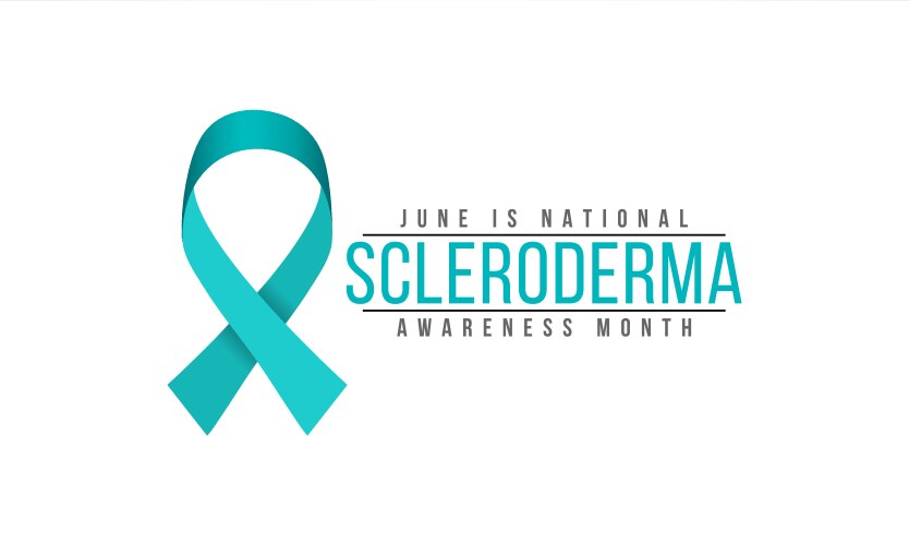 Scleroderma awareness month Royalty Free Vector Image