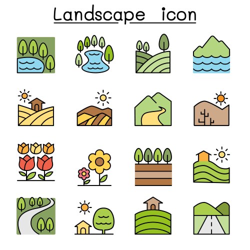 Landscape Icon Vector Images (over 440,000)