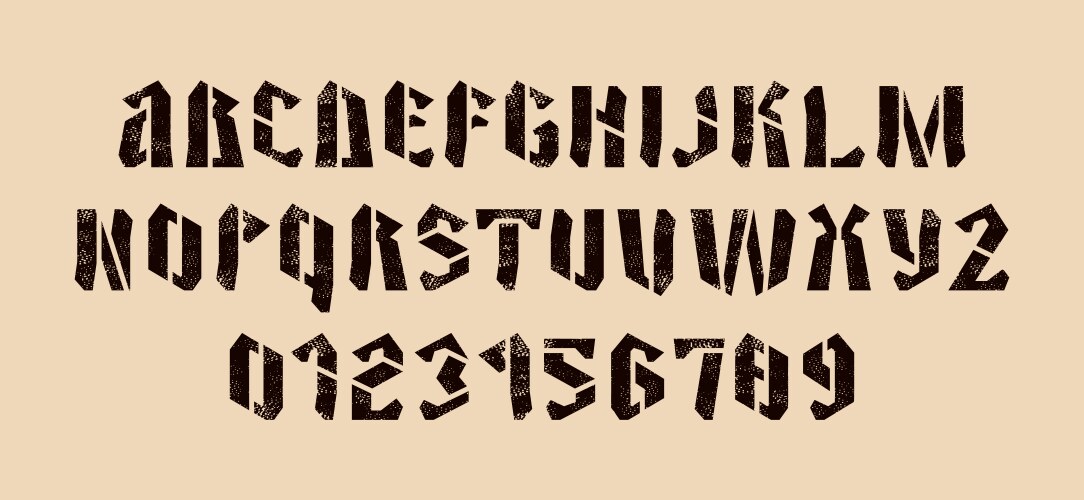 Gothic Numbers Numerals Vector Images (over 180)