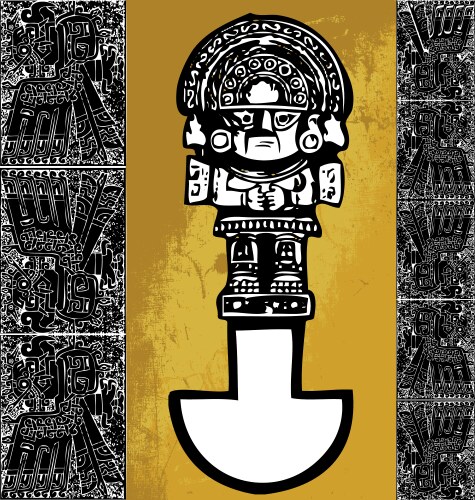 Inca iconography Royalty Free Vector Image - VectorStock