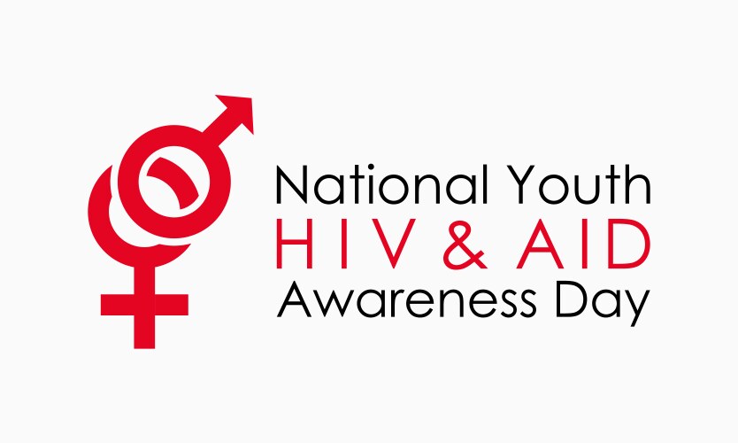 National youth hiv aids awareness day observed Vector Image