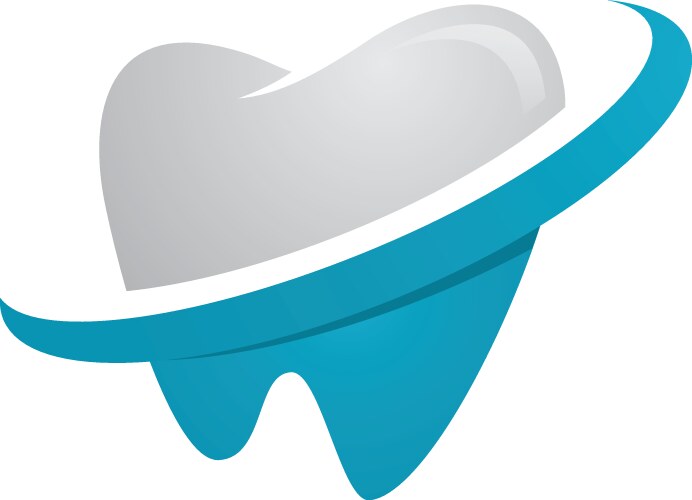 Smile dental logo template icon design Royalty Free Vector