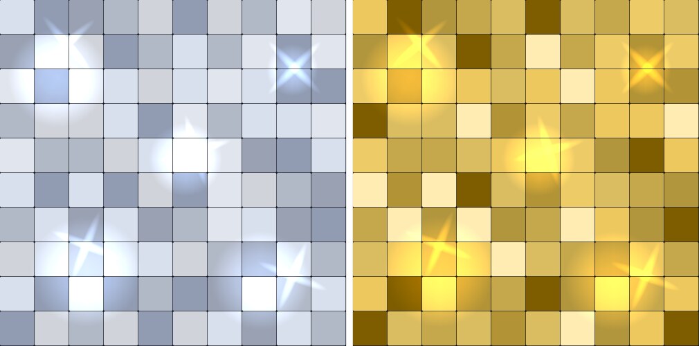 Disco ball sparkiling pattern with mirror Vector Image