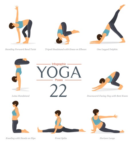 Yoga icons Royalty Free Vector Image - VectorStock