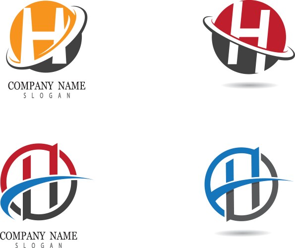 Letter h symbol Royalty Free Vector Image - VectorStock