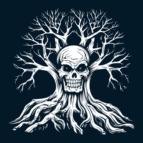 Skull Tree Vector Images (over 8,700)
