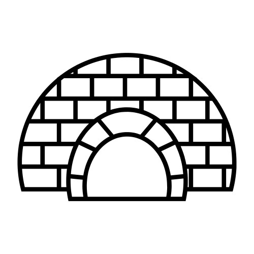 Igloo Outline Vector Images (over 830)