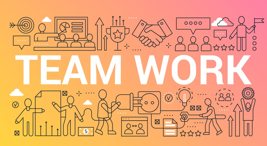 Team Building Banner Vector Images (over 3,800)
