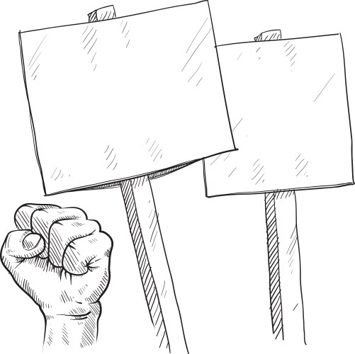 Protest Doodle Vector Images (over 1,900)