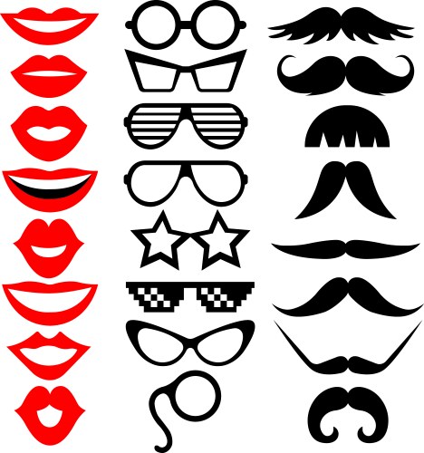 Photobooth Props Vector Images (over 1,100)