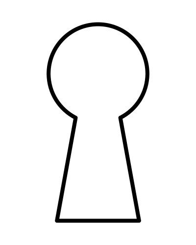 Keyhole Outline Vector Images (over 10,000)