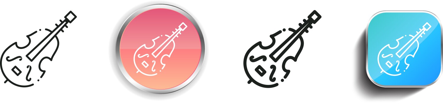 Batman icon thin linear regular and button style Vector Image