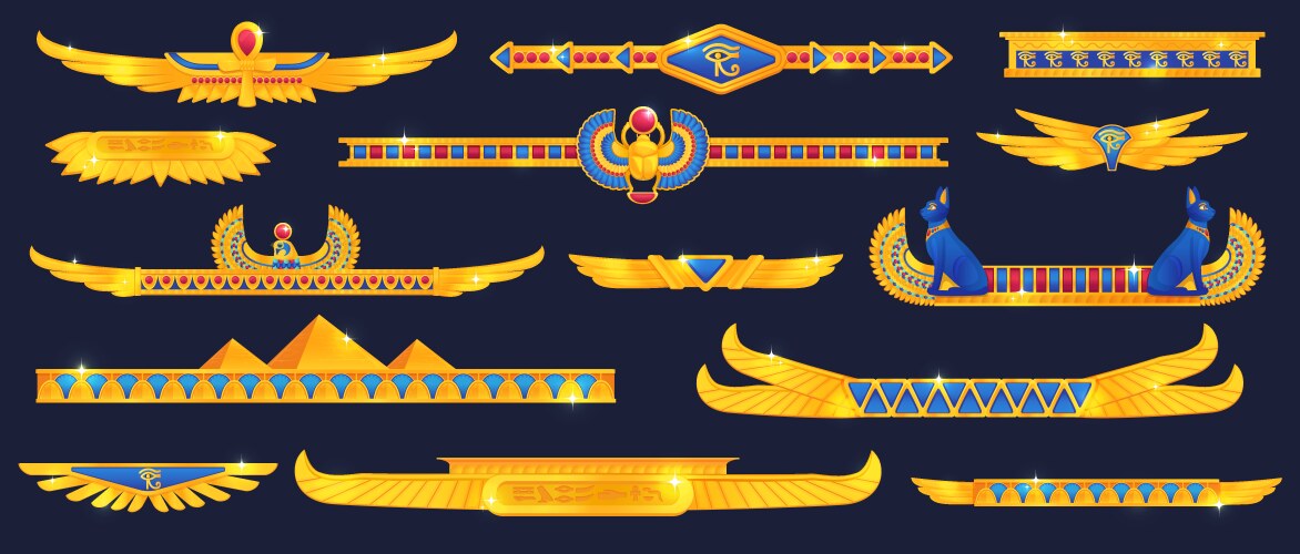 Ancient Egypt Border Vector Images (over 550)