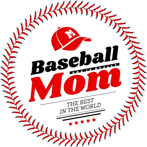 Baseball Mom Vector Images (over 450)